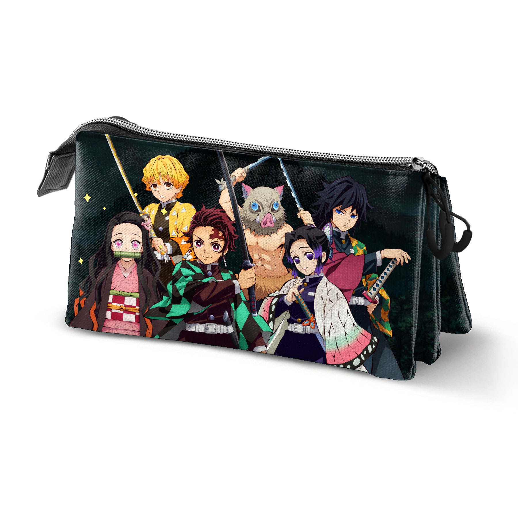 DEMON SLAYER - Kimetsu No Yaiba - Triple Pencil Case '23x11x7cm ...