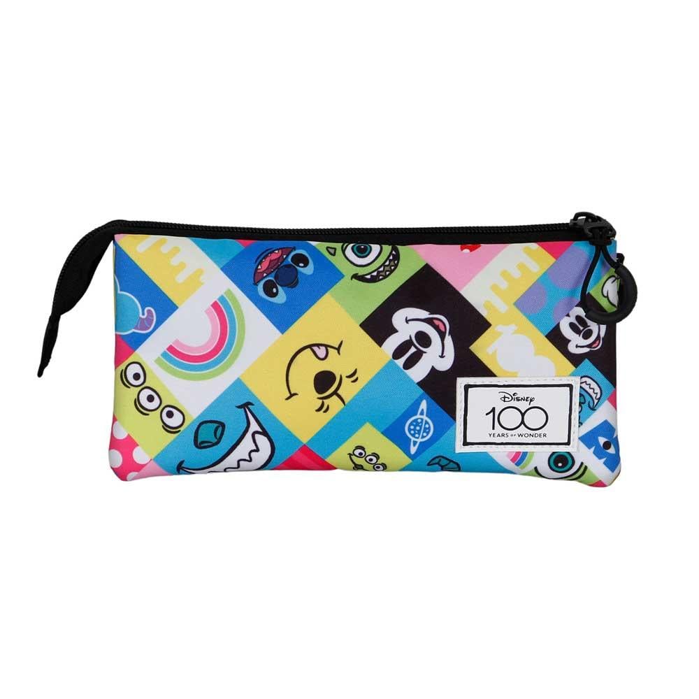DISNEY 100 Years - Collage - Triple Pencil Case '23x11x7cm ...