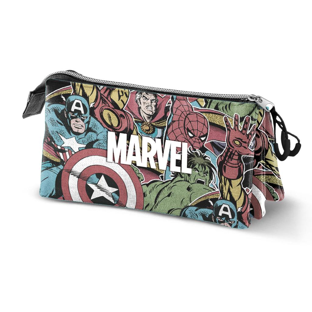 MARVEL - Heroes - Triple Pencil Case '23x11x7cm' : ShopForGeek.com ...