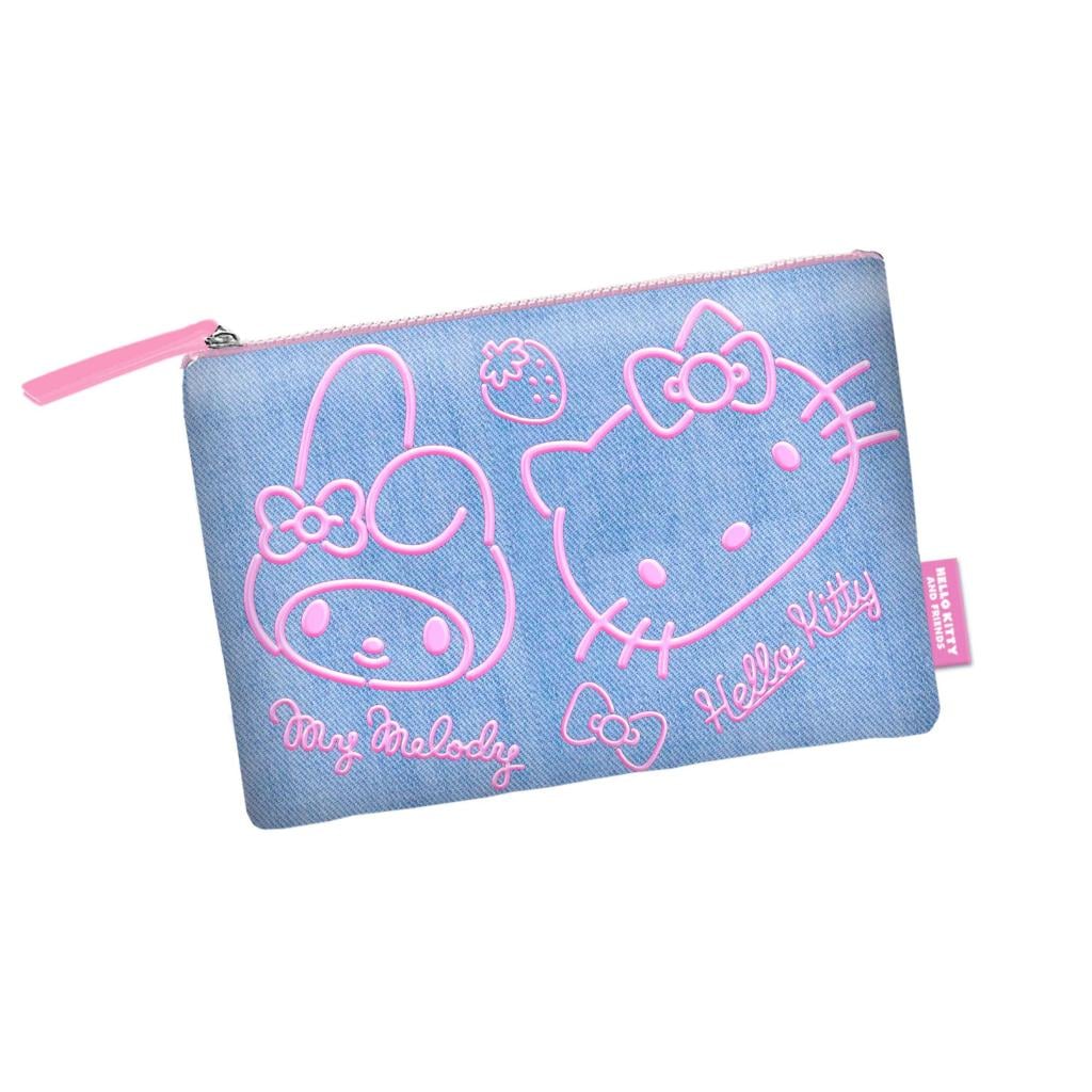 HELLO KITTY & MELODY - Denim - Travel Bag : ShopForGeek.com: Neceser ...
