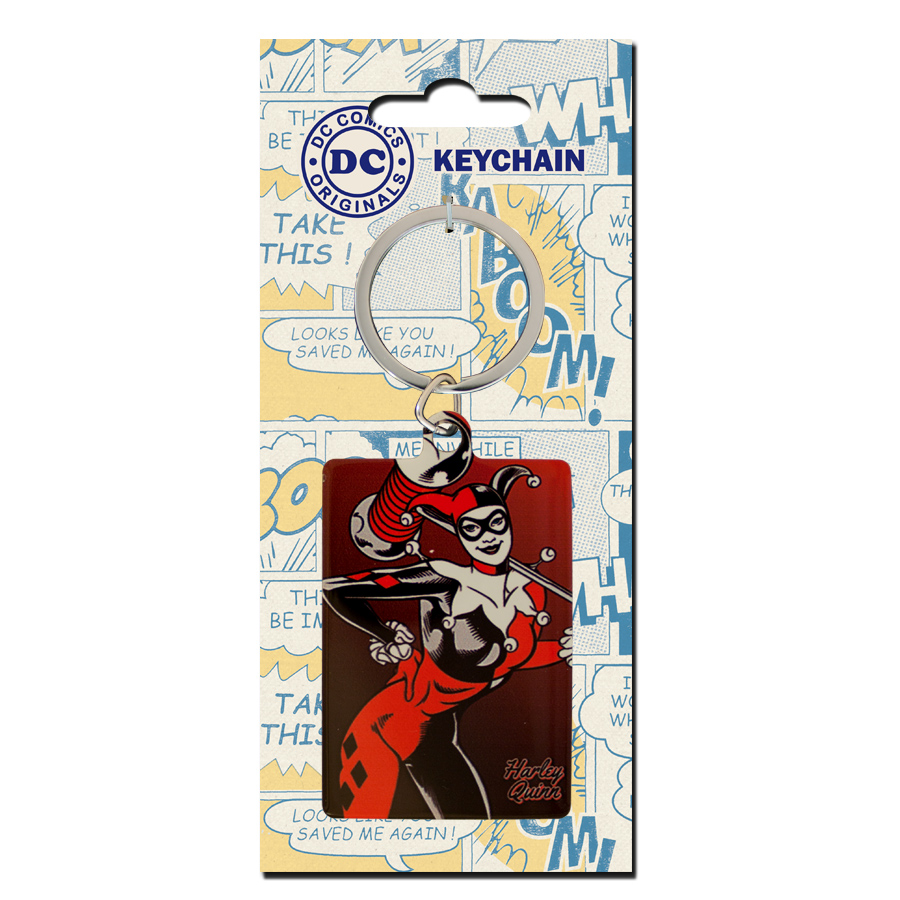 DC COMICS ORIGINALS - Metal Keychain - Harley Quinn : ShopForGeek.com ...