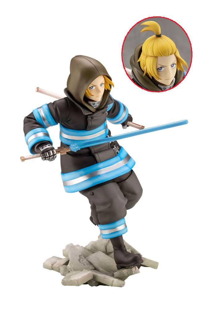 FIRE FORCE - Arthur Boyle Bonus Edition - Statue PVC ARTFXJ 20cm ...