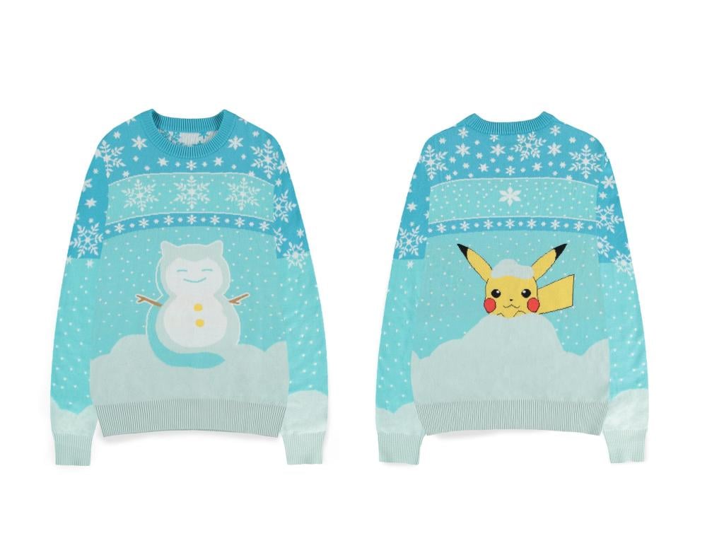POKEMON - Pikachu & Snow - Christmas Jumper (M) : ShopForGeek.com ...