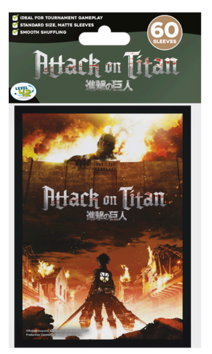 ATTACK ON TITAN - Card Sleeve Normal Size (66x91mm) : ShopForGeek.com ...