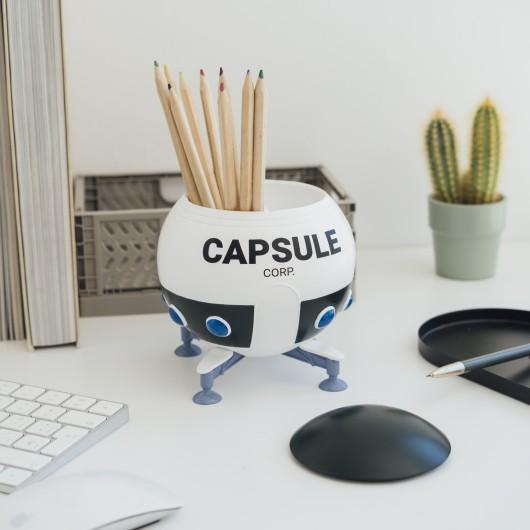 DRAGON BALL Z - Capsule Corp - Pot à Crayons 3D : ShopForGeek.com ...