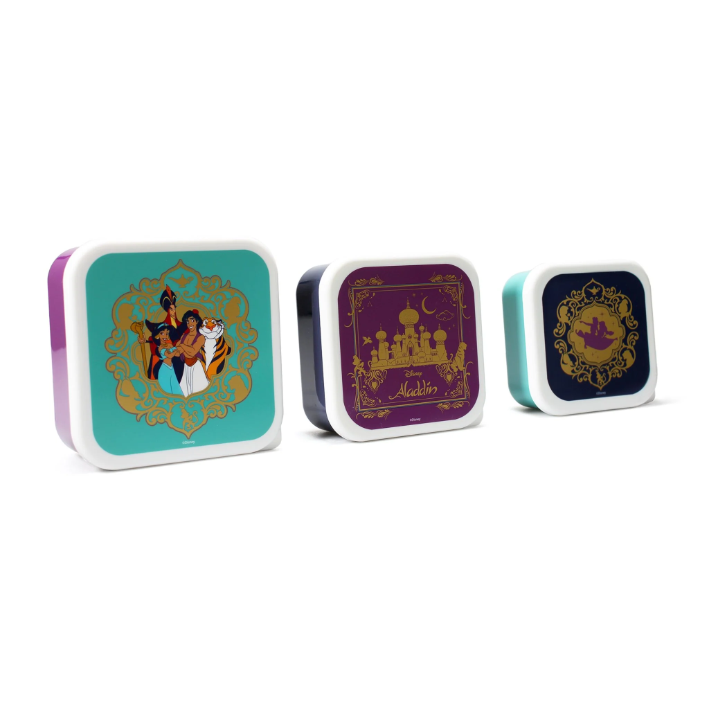 DISNEY - Aladdin - Set of 3 Lunch Boxes : ShopForGeek.com: Kitchen ...