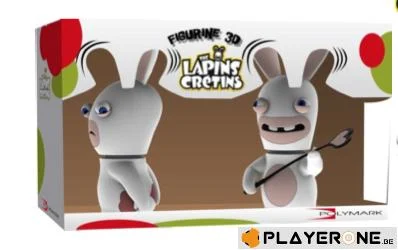 LAPINS CRETINS - Figurine 3D Lapin Chatie BienDouble Pack ( 18 cm ...