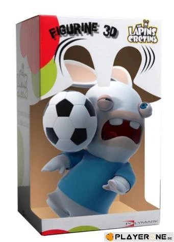 LAPINS CRETINS - Figurine 3D Lapin Foot ( 21 cm ) : ShopForGeek.com ...