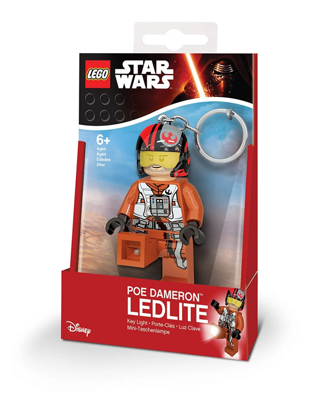 STAR WARS - Lego Poe Dameron Key Light : ShopForGeek.com: Llavero La ...