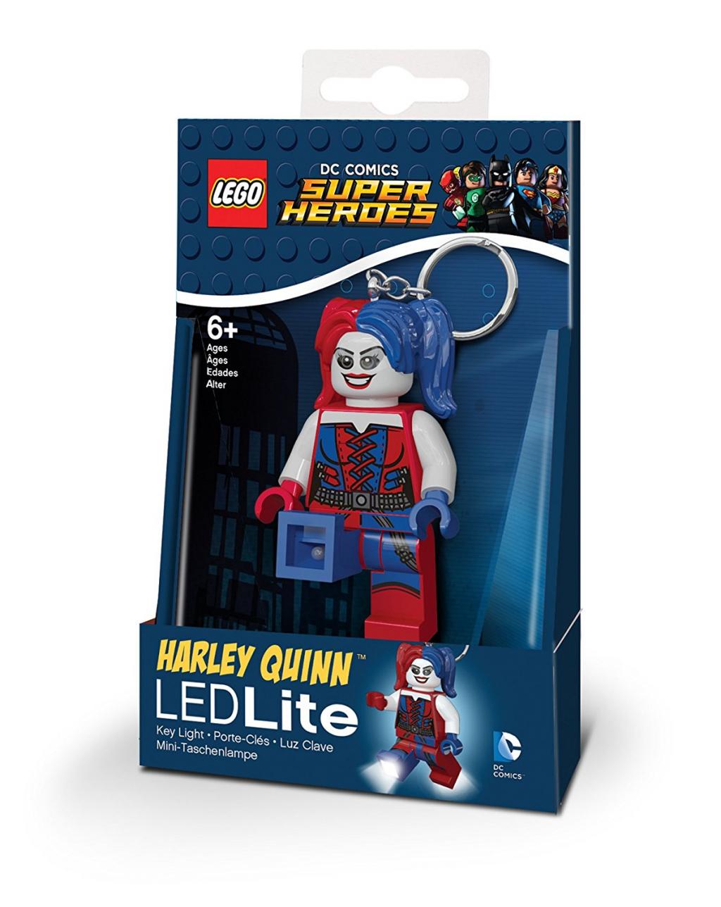 DC COMICS - Lego Harley Quinn Key Light : ShopForGeek.com: Keyring DC ...