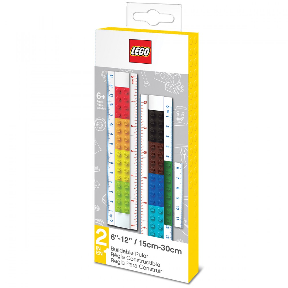 LEGO - Buildable Ruler : ShopForGeek.com: School supplies LEGO