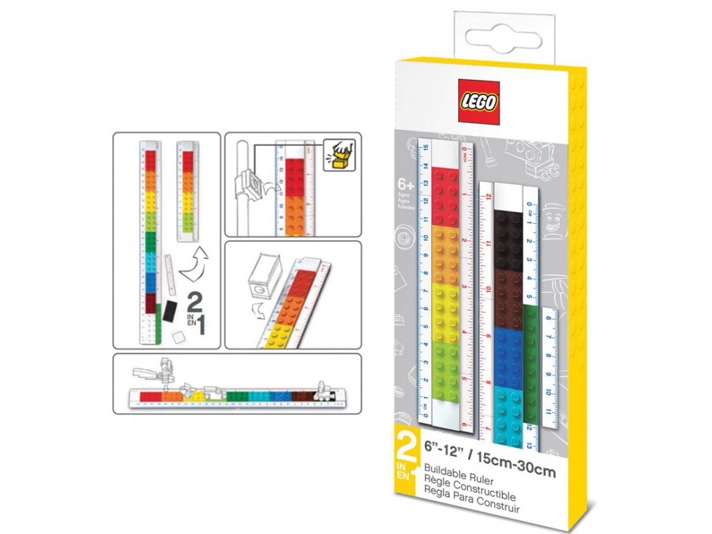 LEGO - Buildable Ruler : ShopForGeek.com: School supplies LEGO