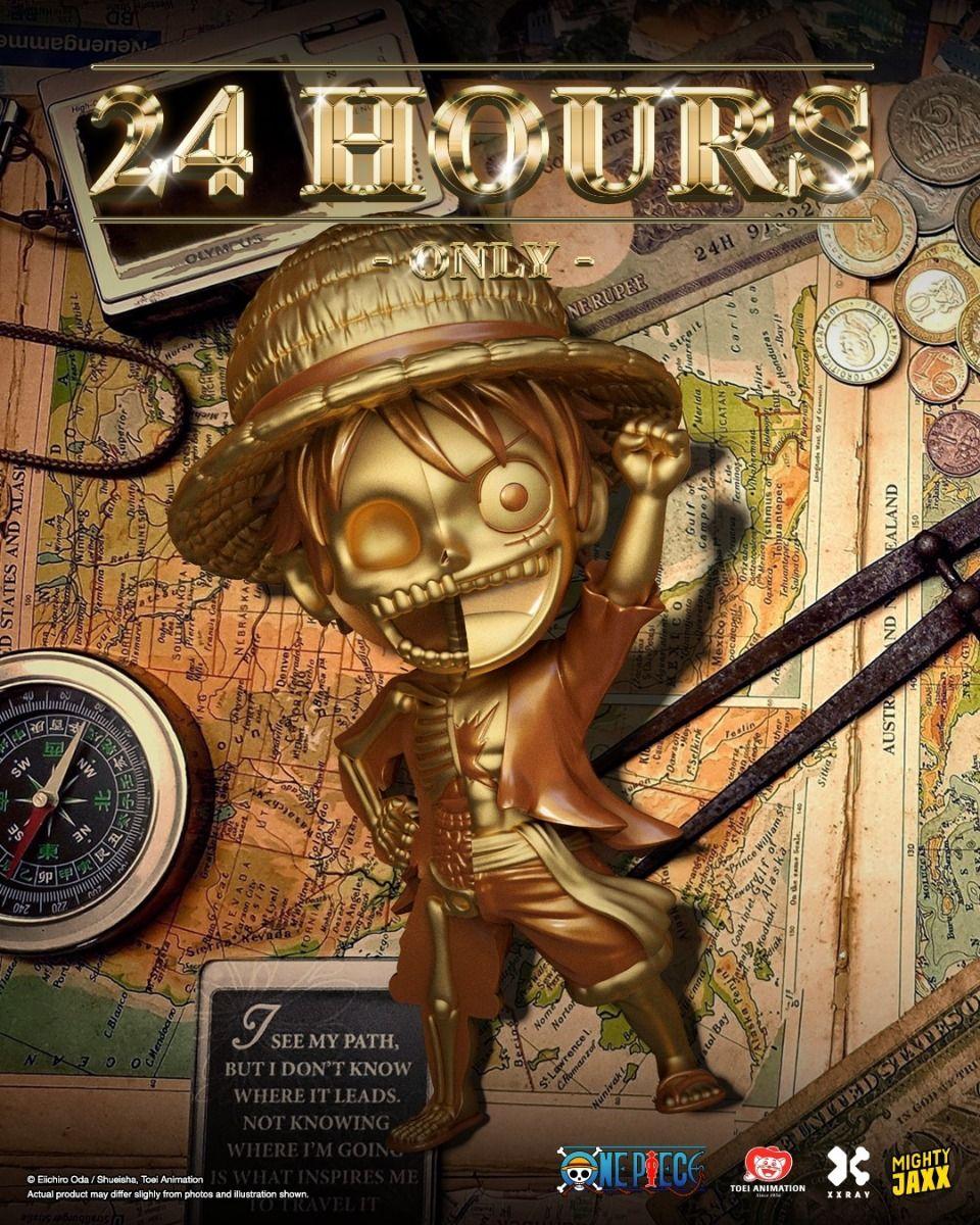 ONE PIECE - Luffy "Treasure Gold Edition" - Figure XXRAY Plus 20cm ...