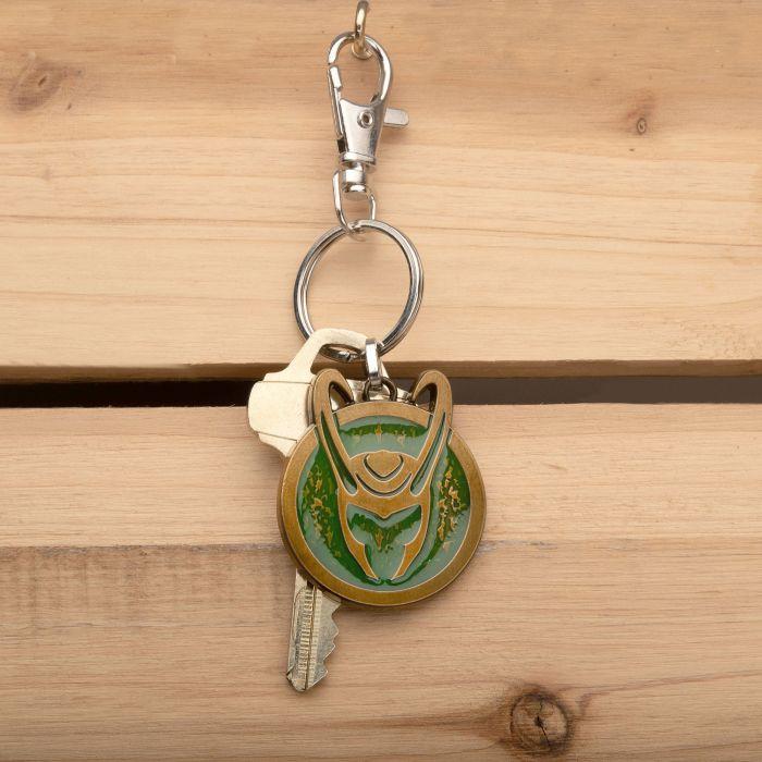 LOKI - Helmet - Metal Keychain : ShopForGeek.com: Keyring S1 Studio Marvel
