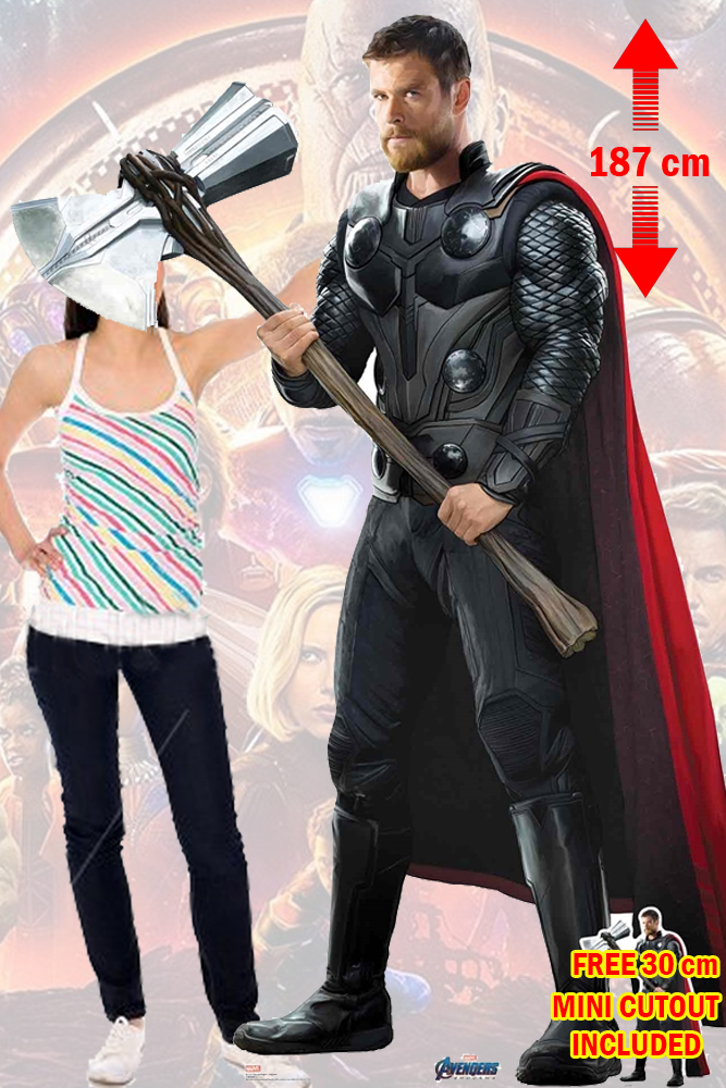 MARVEL - Lifesize Cutout - Endgame Thor - 187cm : ShopForGeek.com ...