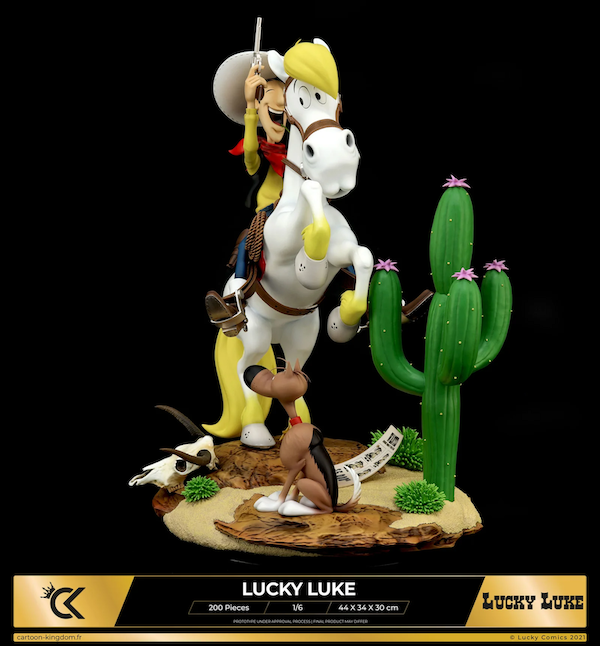 LUCKY LUKE - Lucky Luke - Statuette 44cm 1/6 : ShopForGeek.com ...