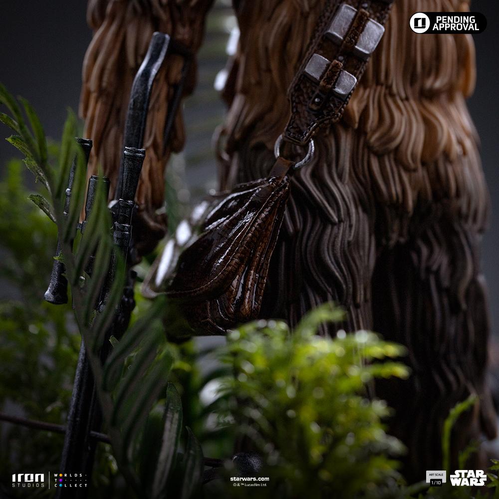 STAR WARS VI - Chewbacca & Tokkat - Statue Art Scale 1/10 22.4cm ...