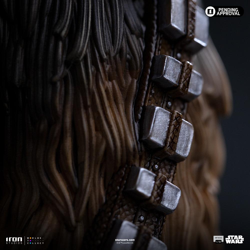 STAR WARS VI - Chewbacca & Tokkat - Statuette Art Scale 1/10 22.4cm ...