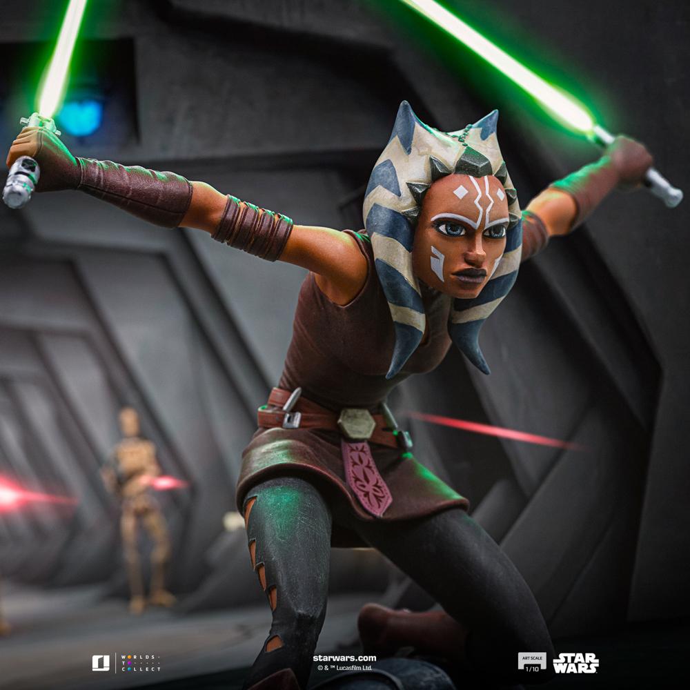 STAR WARS - Ahsoka Tano - Statue Art Scale 1/10 18.6cm : ShopForGeek.com: Figurina Iron Studios ...