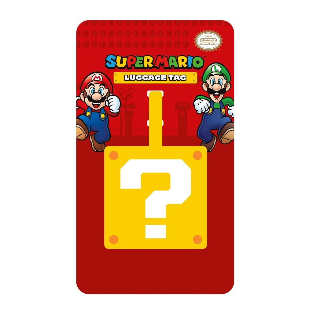 SUPER MARIO - Question Mark Block - Lugage Tag '10x18' : ShopForGeek ...