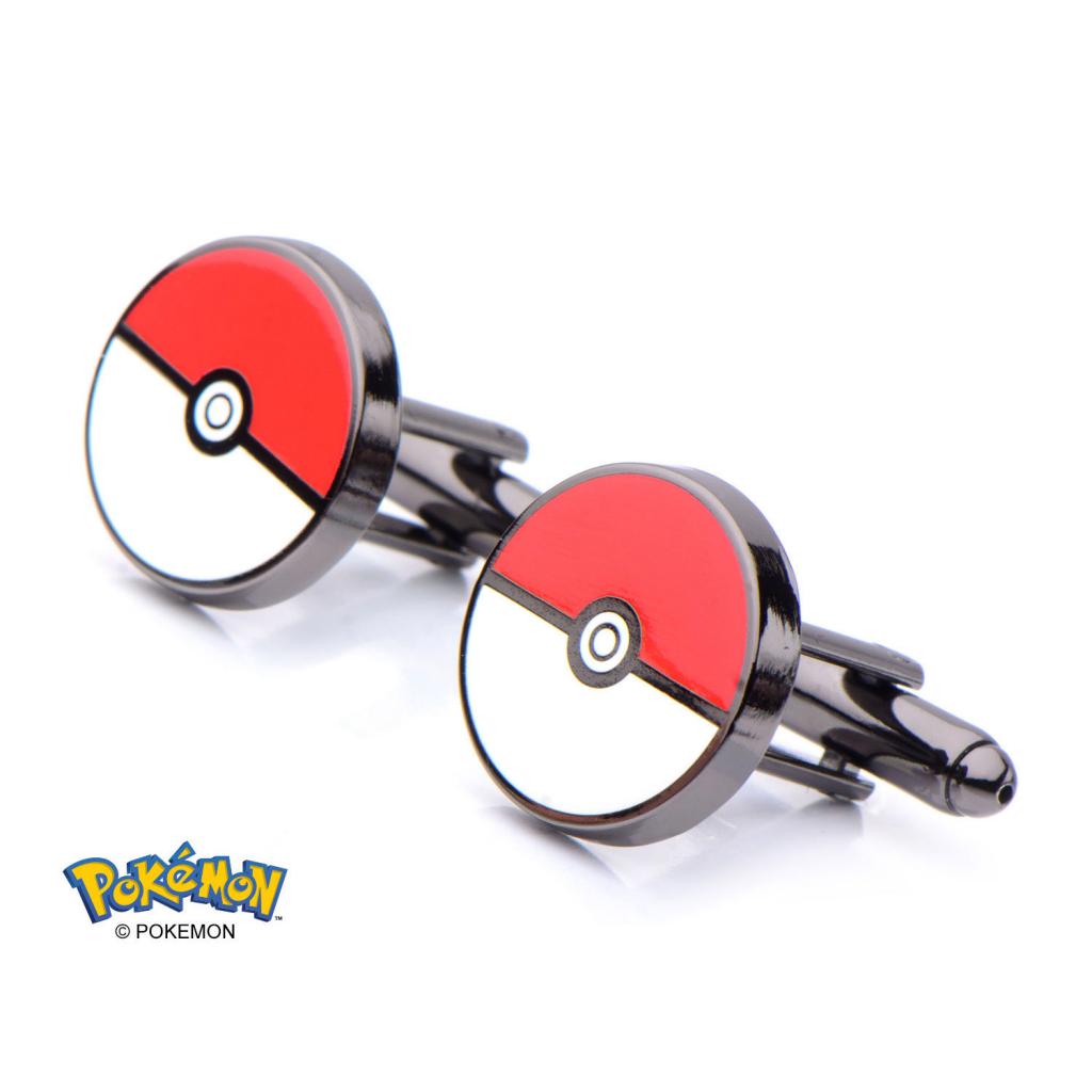 POKEMON - PokeBall Cufflin's Men's : ShopForGeek.com: Jewellery Pokemon