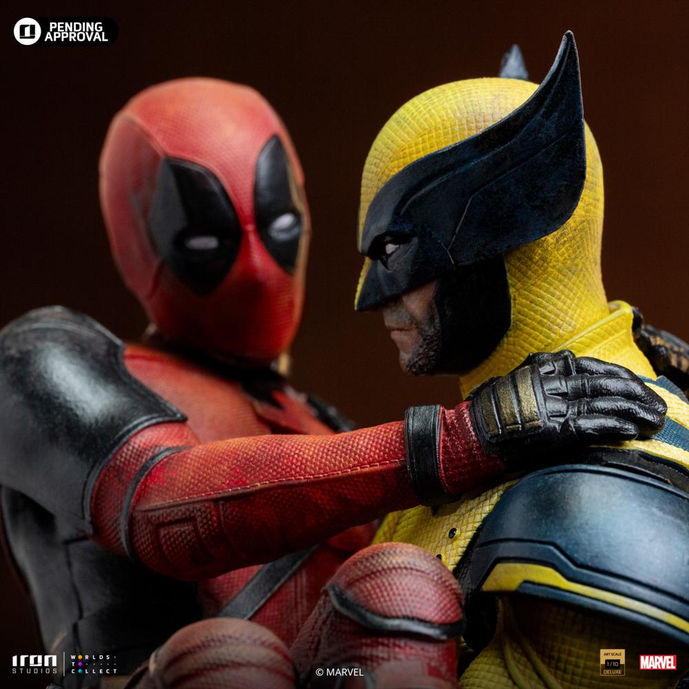 MARVEL - Deadpool et Wolverine -Statuette Art Scale 1/10 Deluxe 21.5cm ...