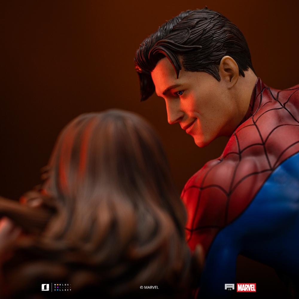 MARVEL - Spider-Man & MJ - Statue Diorama 1/6 35cm : ShopForGeek.com: Figurine Iron Studios Marvel