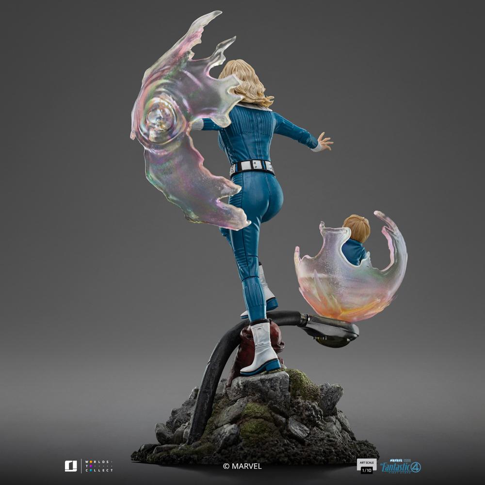 FANTASTIC FOUR 2025 - Invisible Woman - Statue Art Scale 1/10 27cm ...