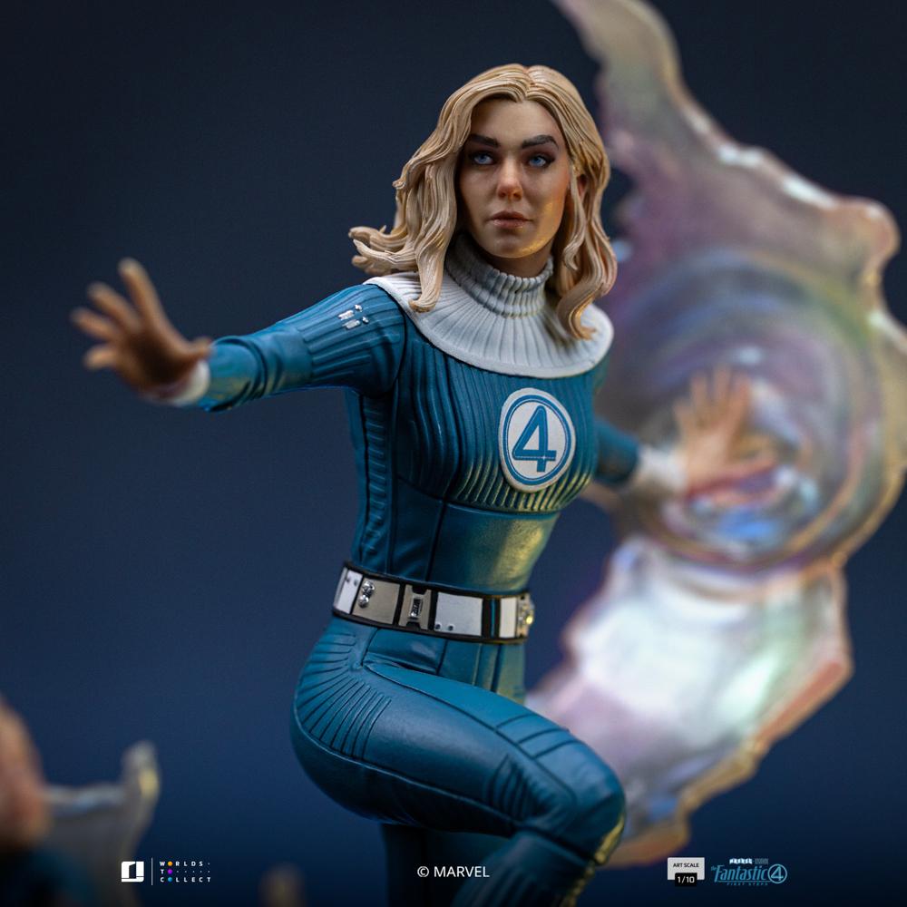FANTASTIC FOUR 2025 - Invisible Woman - Statue Art Scale 1/10 27cm ...