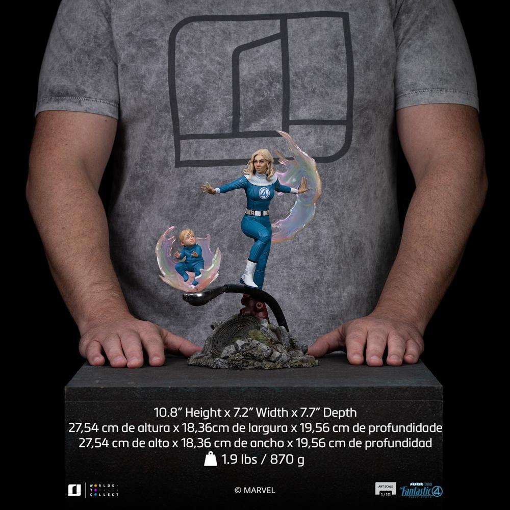 FANTASTIC FOUR 2025 - Invisible Woman - Statue Art Scale 1/10 27cm ...