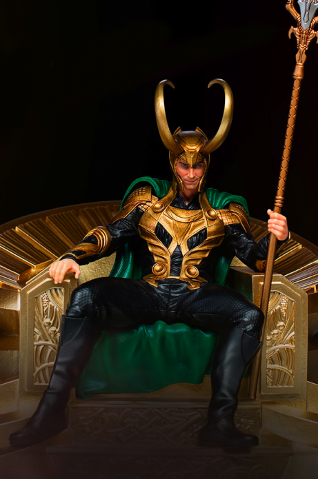 MARVEL - Loki - Statuette 1/10 Art Scale DELUXE - 29cm Exclusive : ShopForGeek.com: Figurine ...