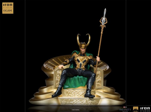MARVEL - Loki - Statuette 1/10 Art Scale DELUXE - 29cm Exclusive : ShopForGeek.com: Figurine ...