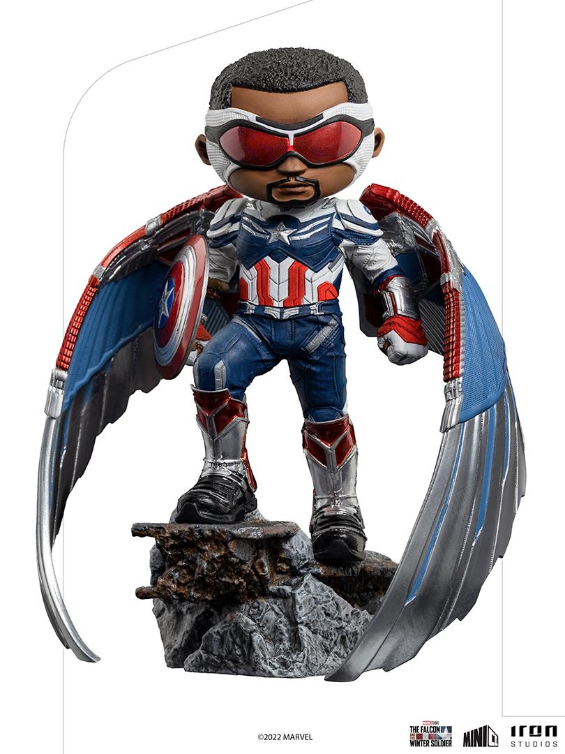 MARVEL - Captain America Sam Wilson - Figure Mini Co 17cm : ShopForGeek ...