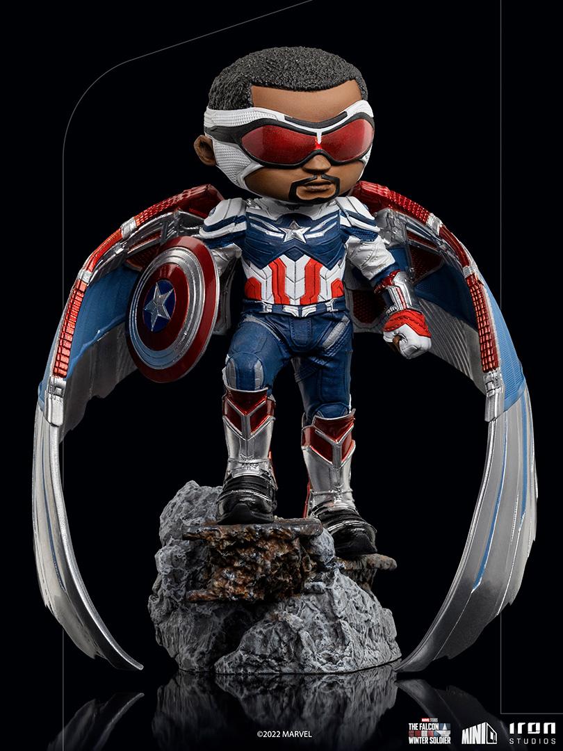 MARVEL - Captain America Sam Wilson - Figure Mini Co 17cm : ShopForGeek ...
