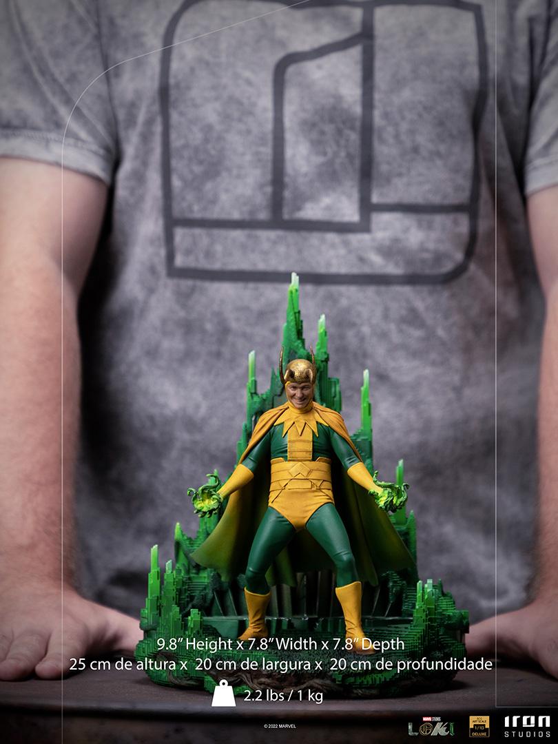 LOKI - Classic Loki Variant Deluxe - Statuette ArtScale 1/10 Deluxe ...