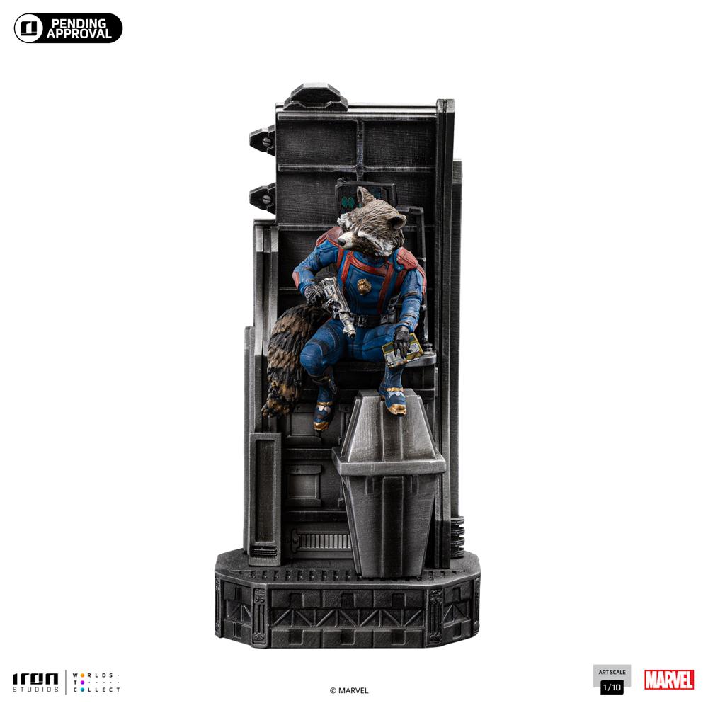 GUARDIANS OF THE GALAXY 3 - Rocket Racoon - Statue Art Scale 1/10 20cm ...