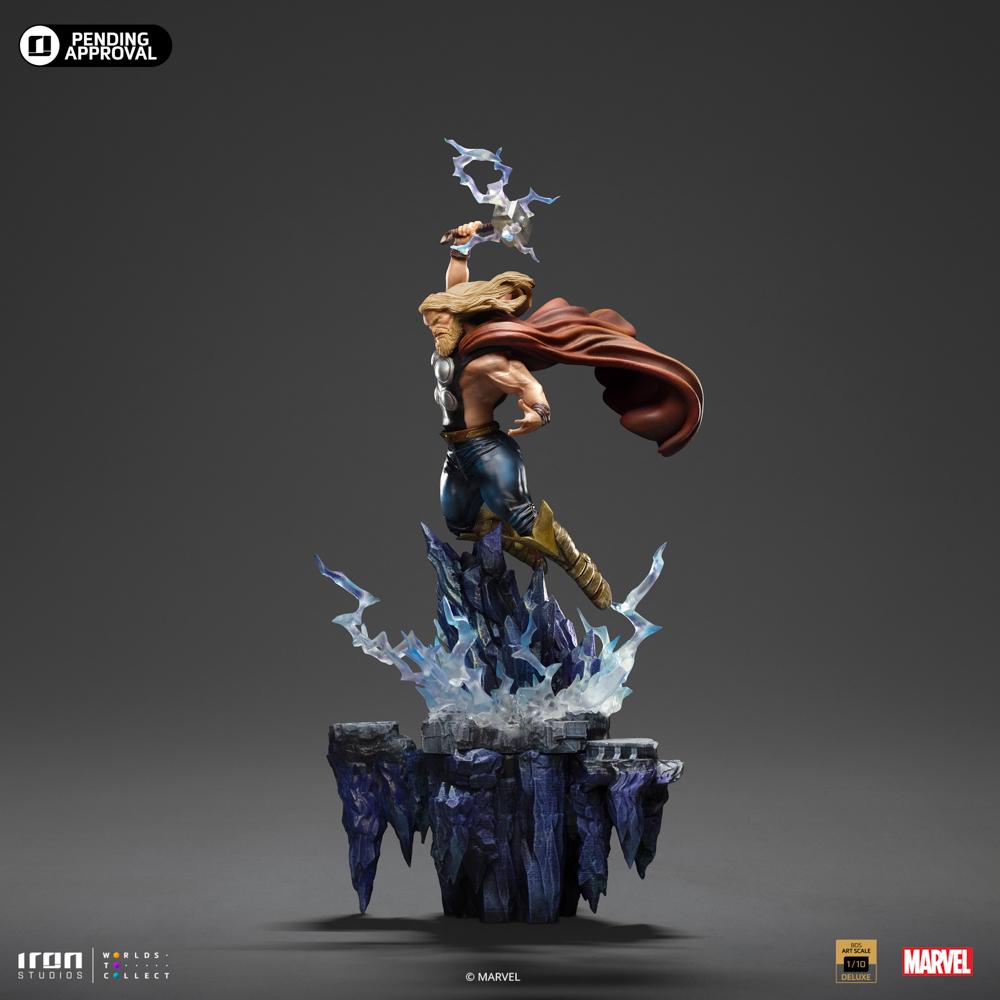 MARVEL -Thor "Infinity Gauntlet" -Statuette Art Scale Deluxe 1/10 43cm ...