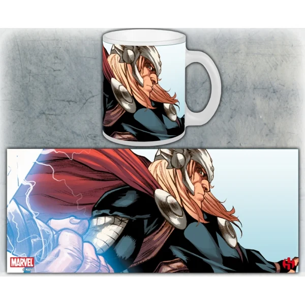 MARVEL - Mug - Thor Serie 1 - For Asgard : ShopForGeek.com: Mug Semic ...