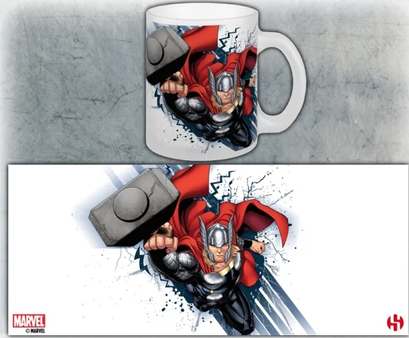 MARVEL - Mug - Thor Serie 1 - Hammer : ShopForGeek.com: Mug Semic Marvel