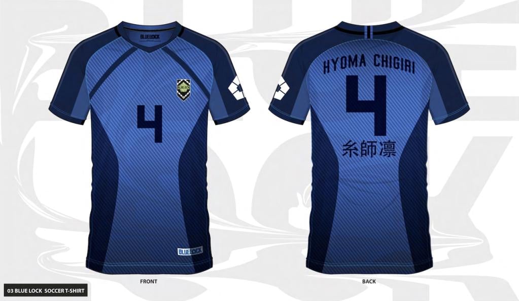 BLUE LOCK - Hyoma Chigiri 4 - Soccer Jersey Men (XXL) : ShopForGeek.com ...