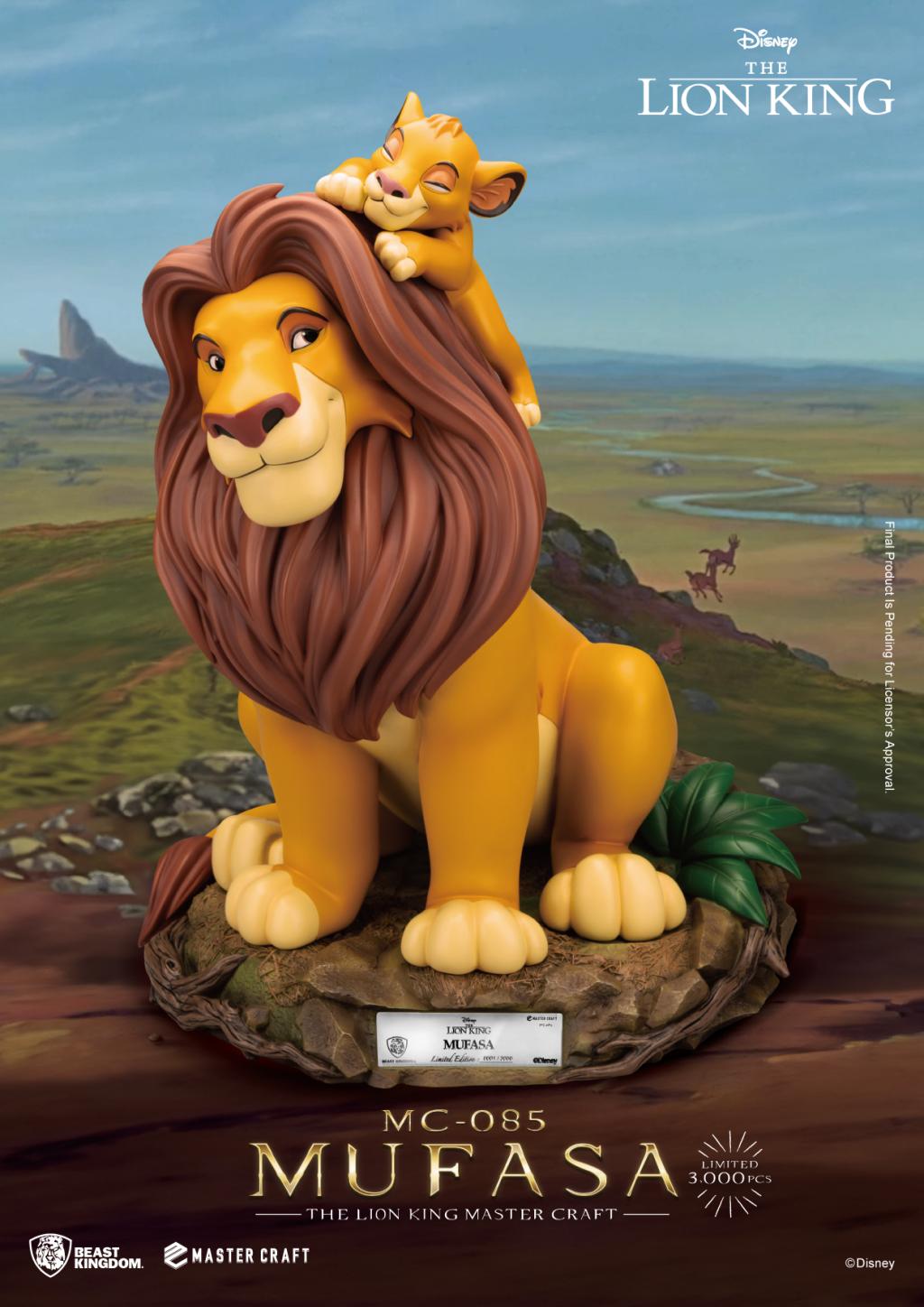 THE LION KING - Mufasa - Statue Master Craft 35.6cm : ShopForGeek.com ...