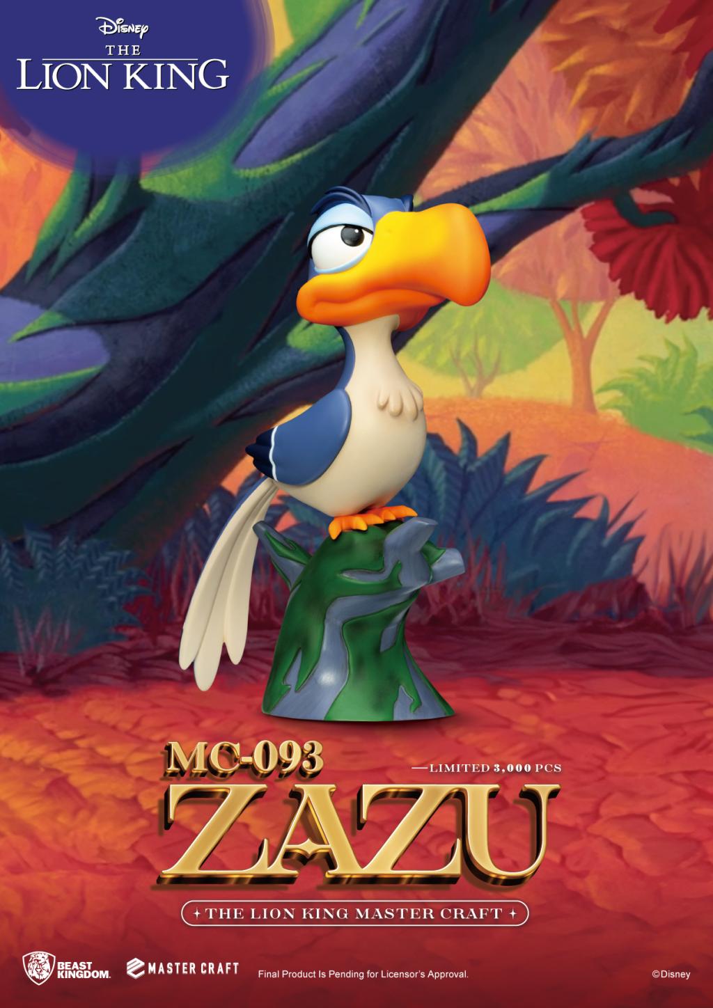 THE LION KING - Zazu - Statue Master Craft 20cm : ShopForGeek.com ...