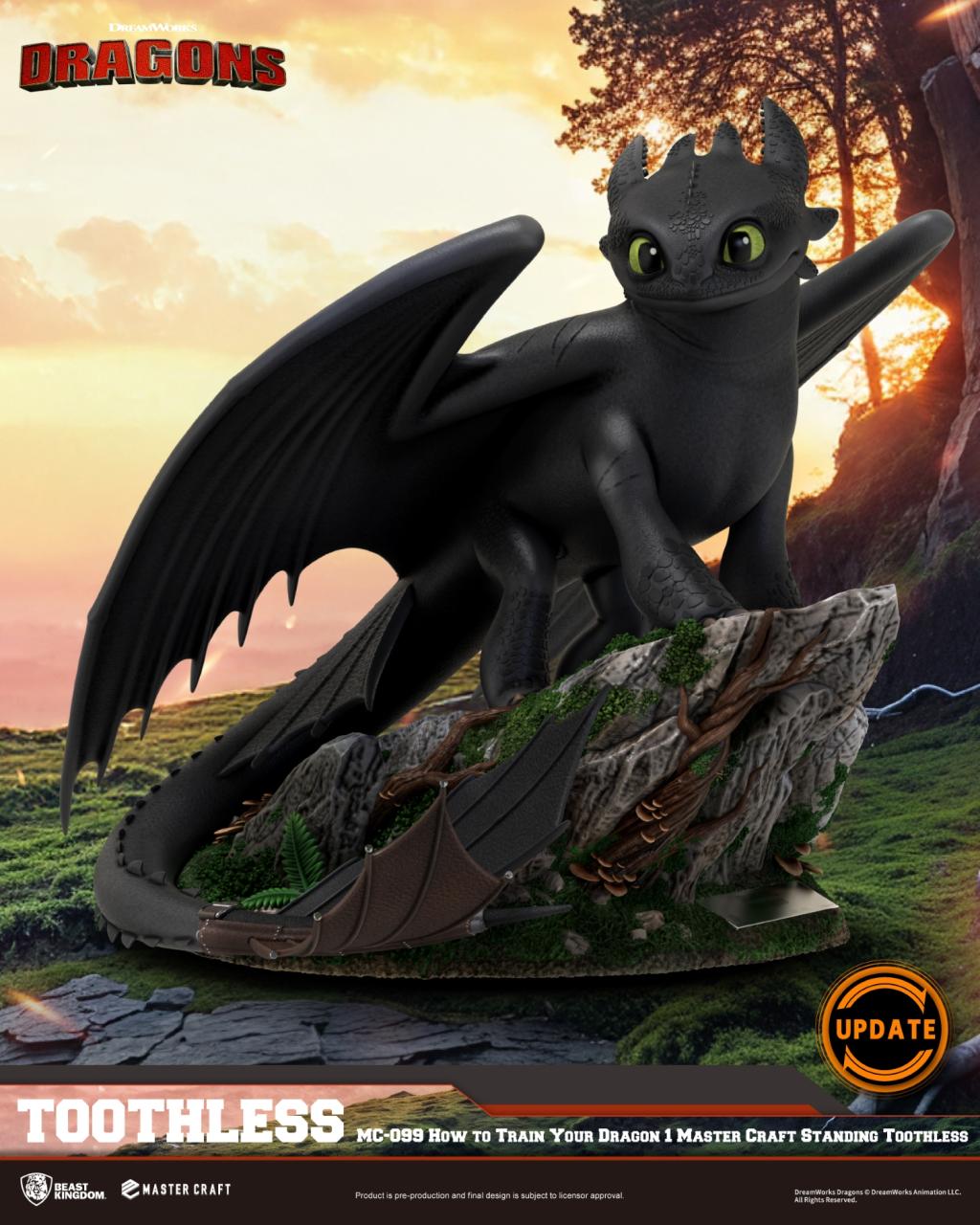 DRAGON - Toothless - Statuette Master Craft 31cm : ShopForGeek.com ...