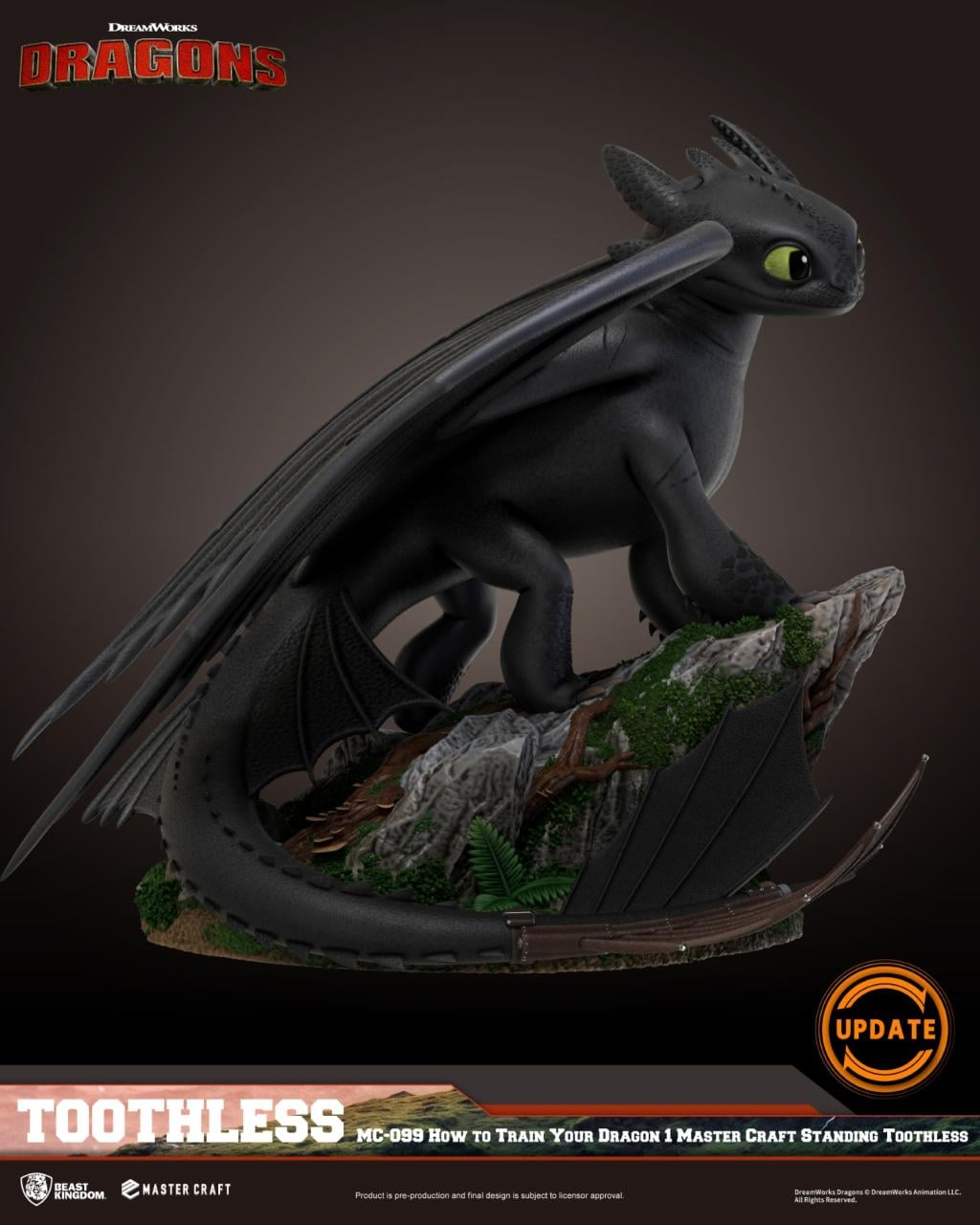 DRAGON - Toothless - Statuette Master Craft 31cm : ShopForGeek.com ...