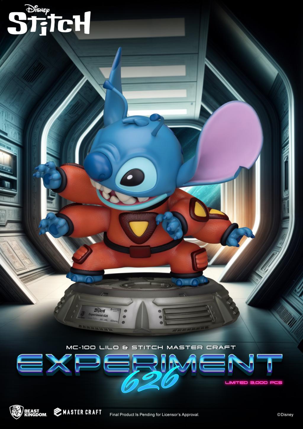 DISNEY - Stitch Experiment 626 - Statuette Master Craft 39 cm ...