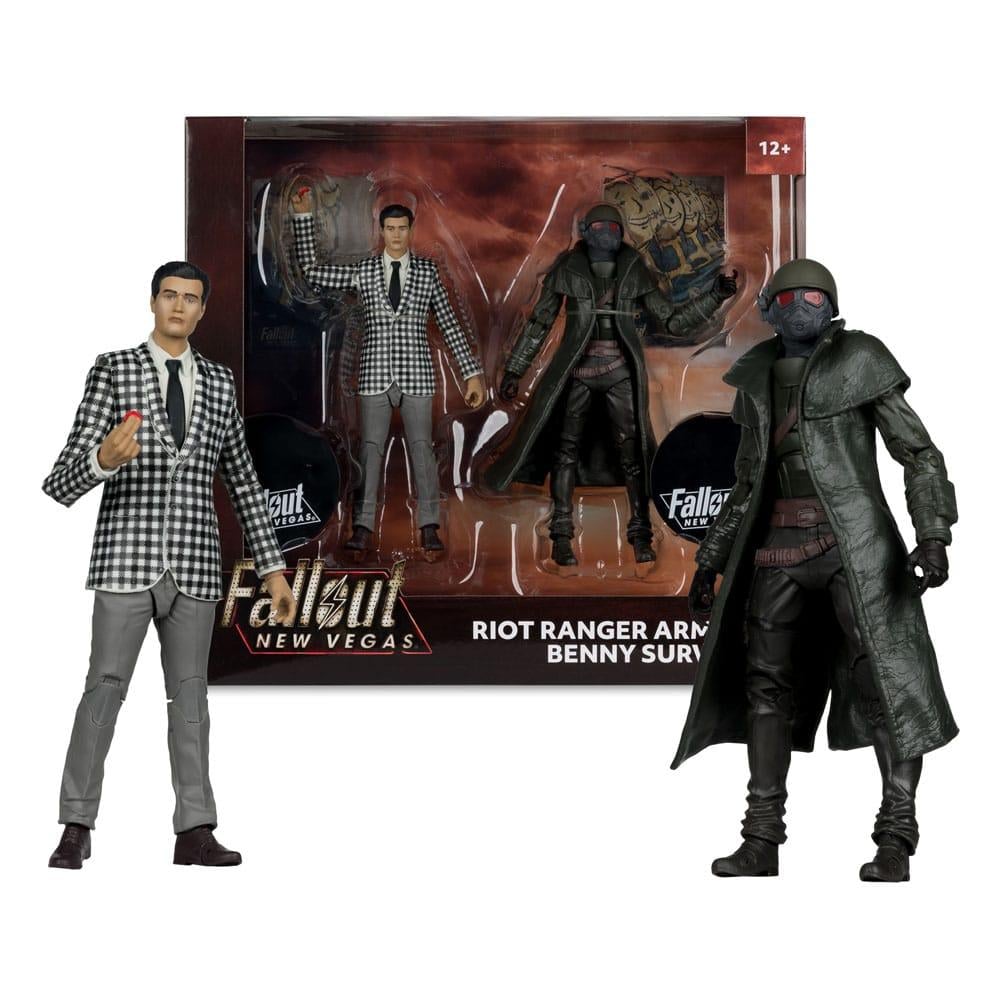 FALLOUT NEW VEGAS - Riot Ranger Armor & Benny - 2 Figure Set 18cm ...