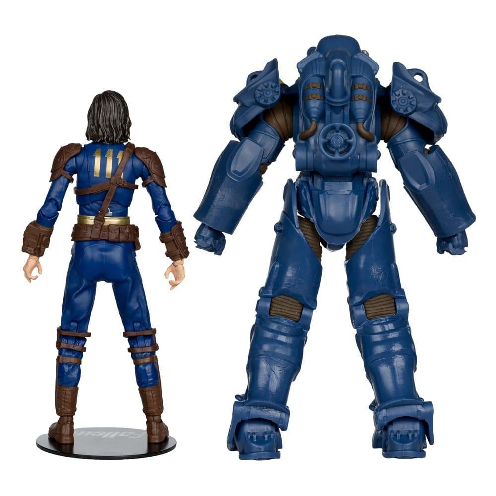 FALLOUT 4 - T-60 Vault tec & Sole Survivor - 2 Figure Set 18cm ...