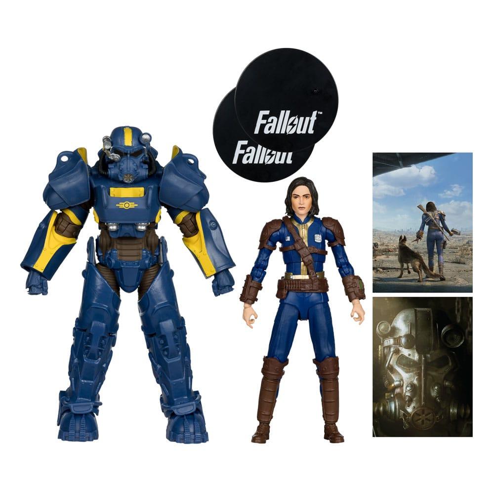 FALLOUT 4 - T-60 Vault tec & Sole Survivor - 2 Figure Set 18cm ...