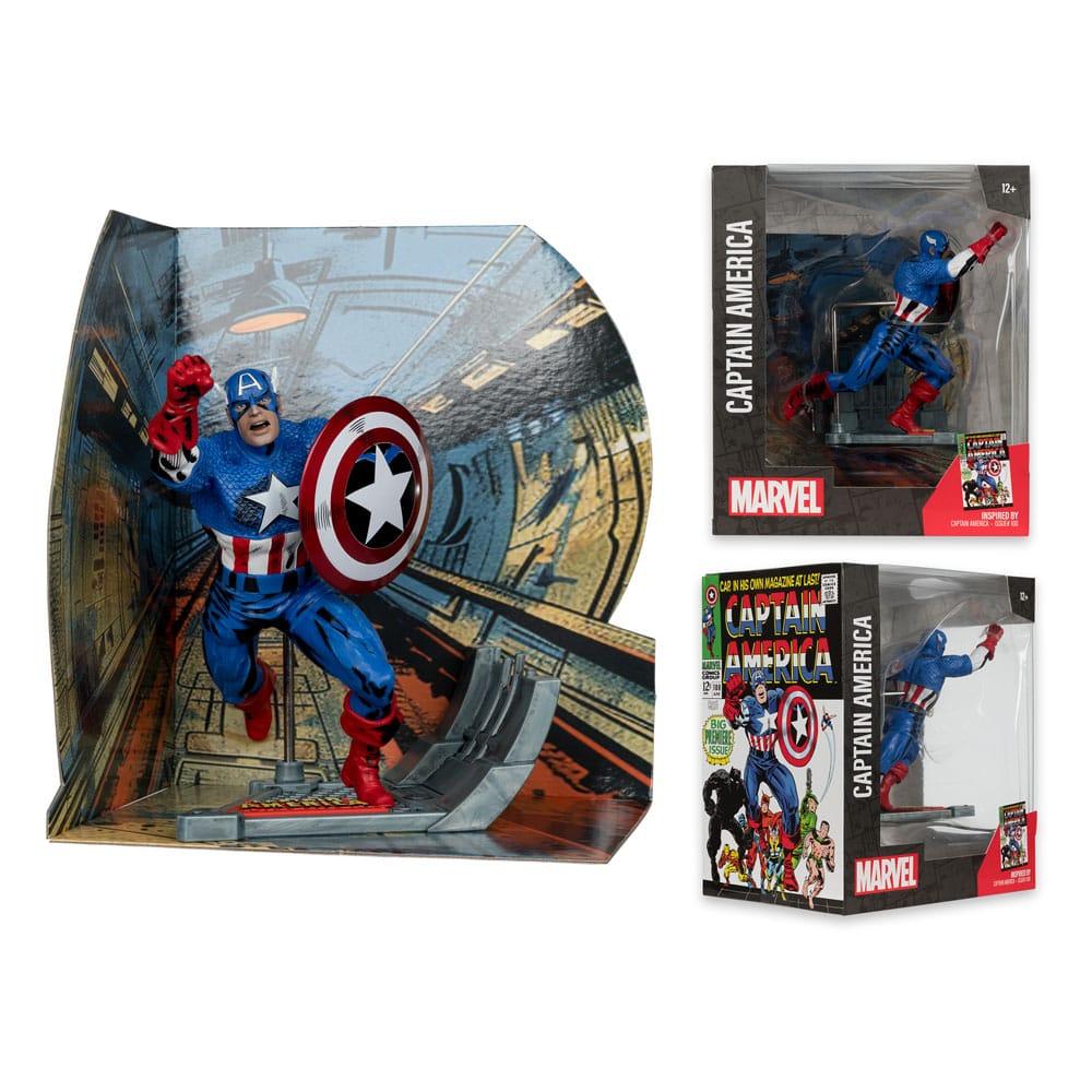 MARVEL - Captain America (Captain America #100) - Statuette 12cm ...