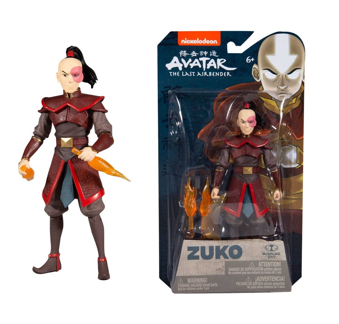 AVATAR AIRBENDER - Zuko - Action Figure 13cm : ShopForGeek.com ...